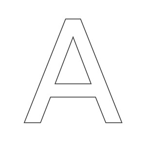 Printable English Alphabet and Numbers, Uppercase and Lowercase Letters ...
