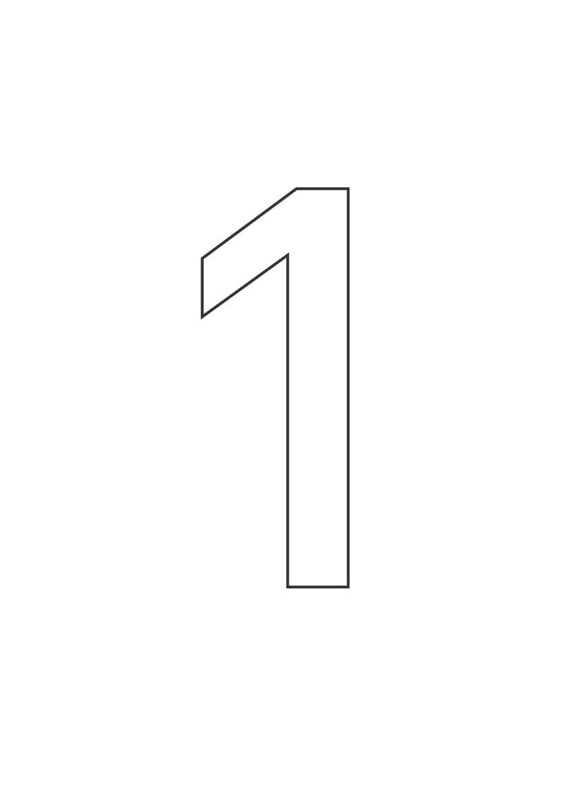 Printable English Alphabet and Numbers, Uppercase and Lowercase Letters ...