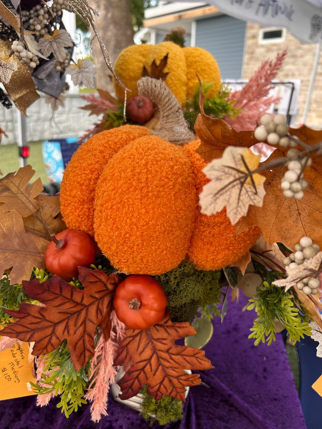 Fall Candlestick Arrangement - Etsy
