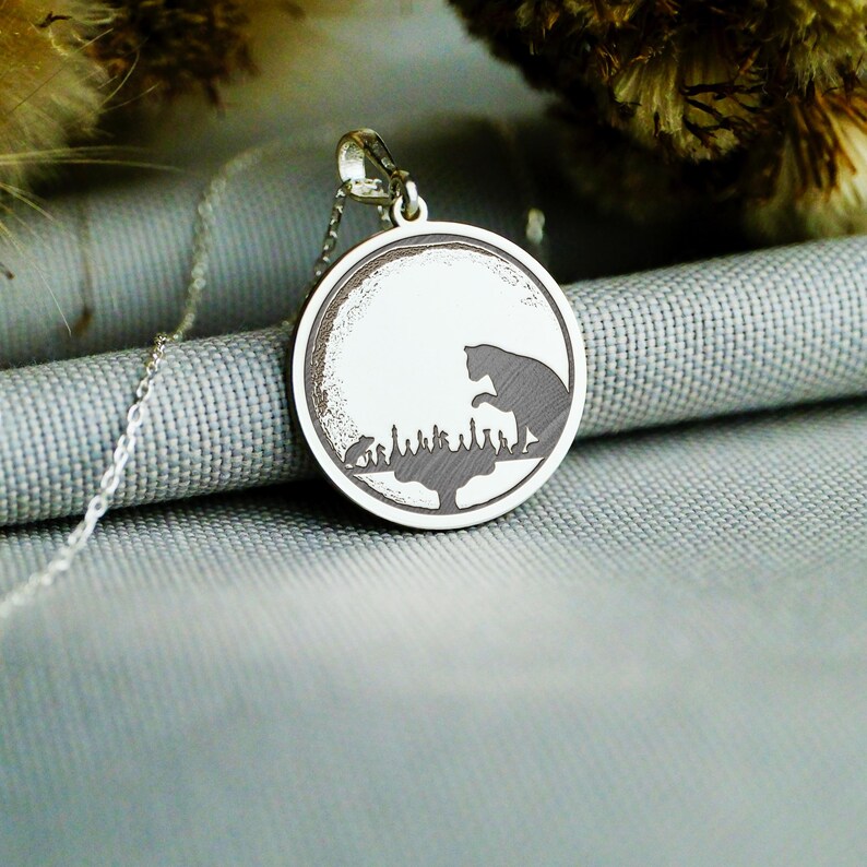 14K Solid Gold - Cat and Mouse Chess Pendant: Sterling Silver Whimsical ...