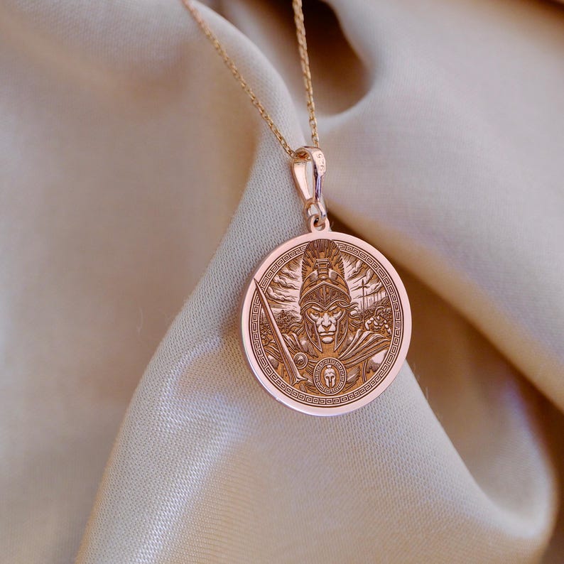 Ares Necklace – Sterling Silver Greek God of War Amulet - Etsy
