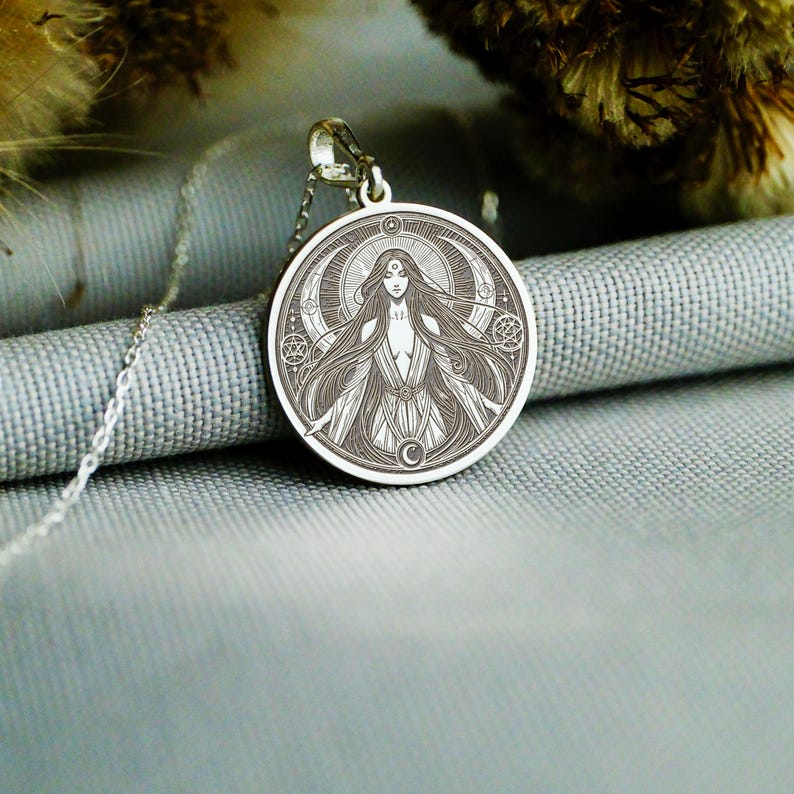 Lilith Necklace, Dark Feminine Pendant, Goddess Jewelry, Occult ...