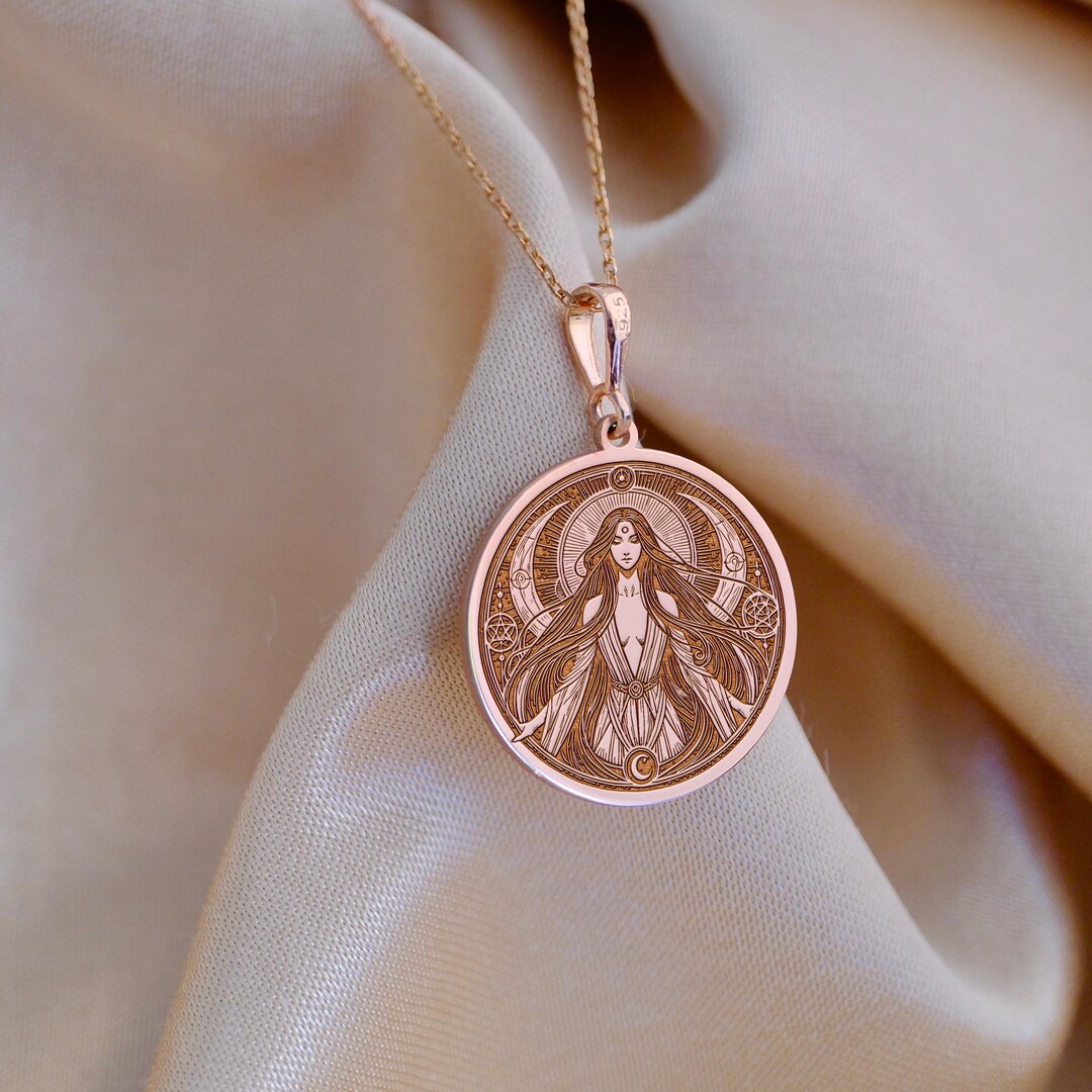 Lilith Sigil Pendant – Dark Divine Feminine Necklace, Rebel Goddess ...