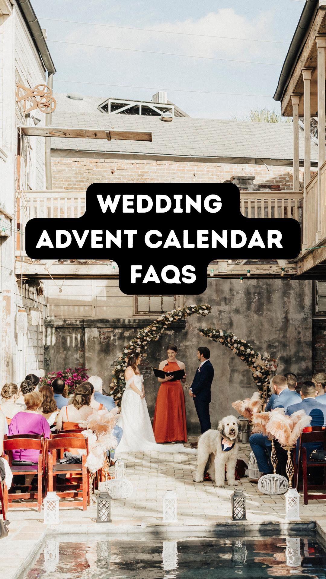 Wedding Advent Calendar | Bride Advent Calendar | Bridal Countdown ...