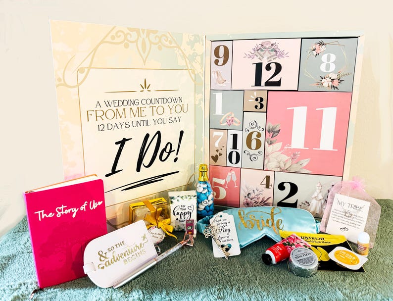 Wedding Advent Calendar | Bride Advent Calendar | Bridal Countdown ...