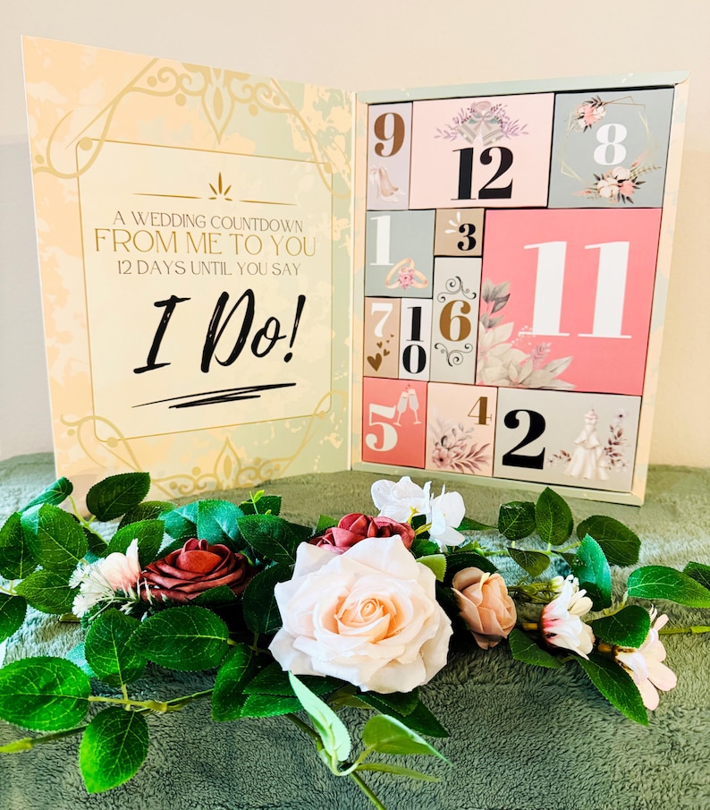 Wedding Advent Calendar | Bride Advent Calendar | Bridal Countdown ...