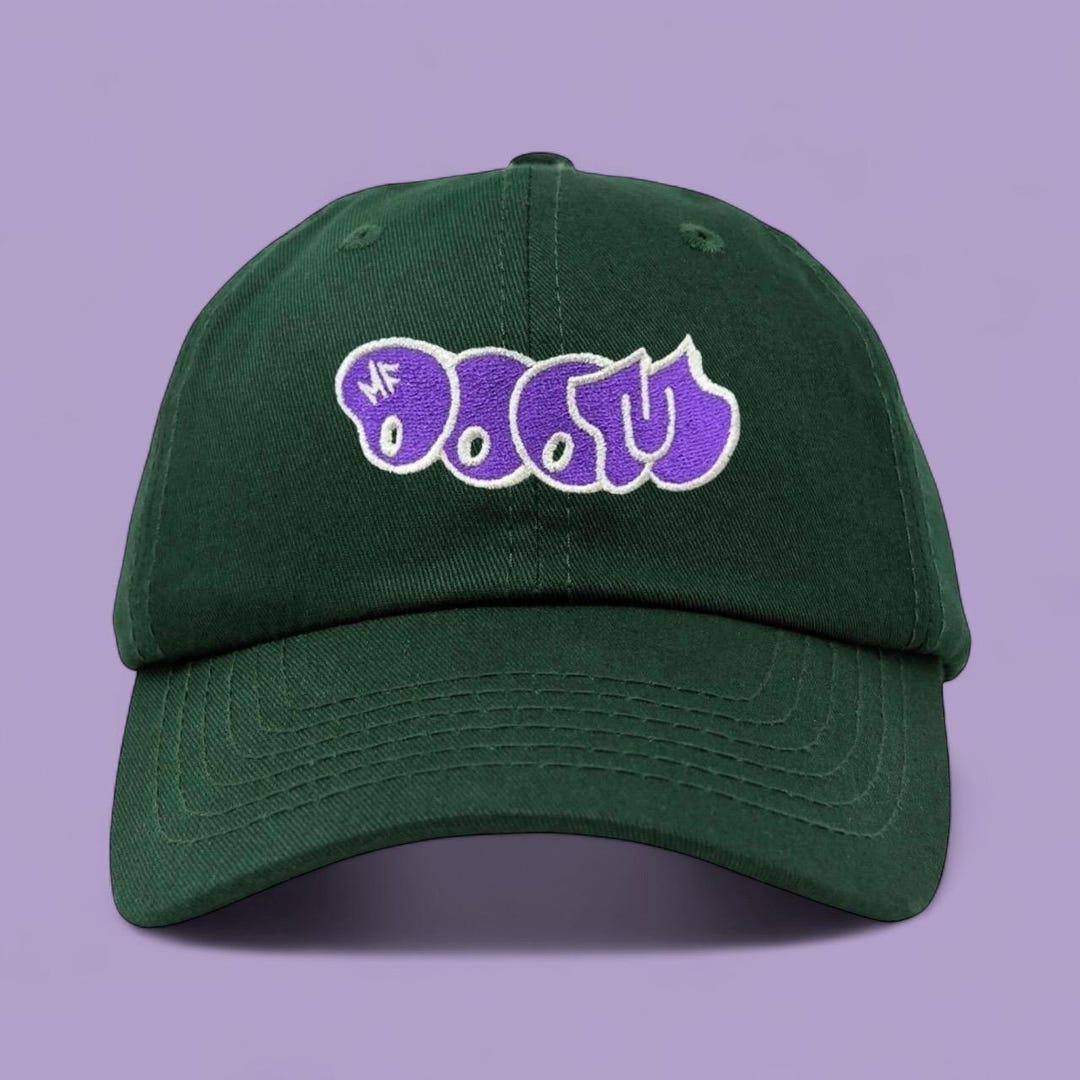 Forest Green MF Doom Baseball Hat Hip Hop - Etsy
