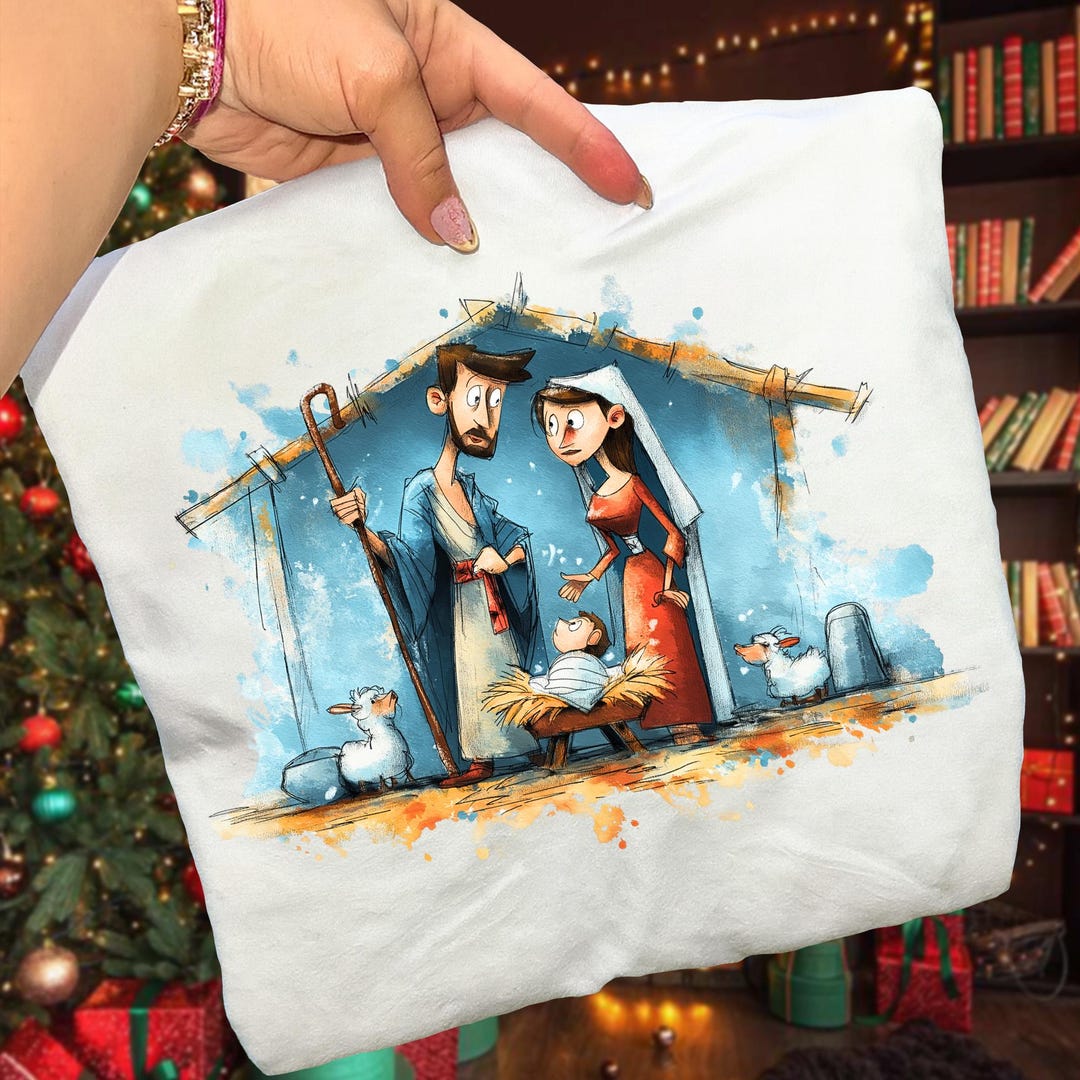 Nativity Scene PNG, Mary Joseph Baby Jesus, Nativity Clipart, Christmas ...