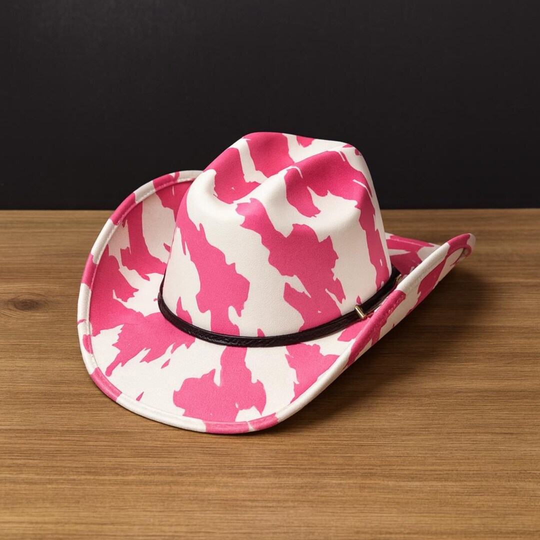 Camouflage Suede Cowboy Hat – Unisex Western Fedora - Etsy