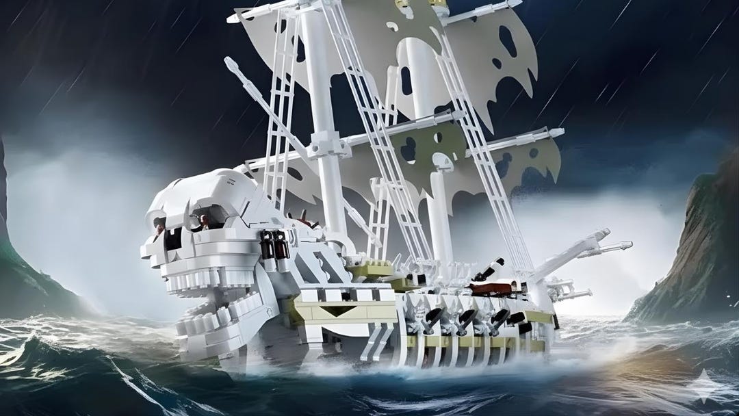 Necron Skeletal Warship - the Pale Voyager - Etsy