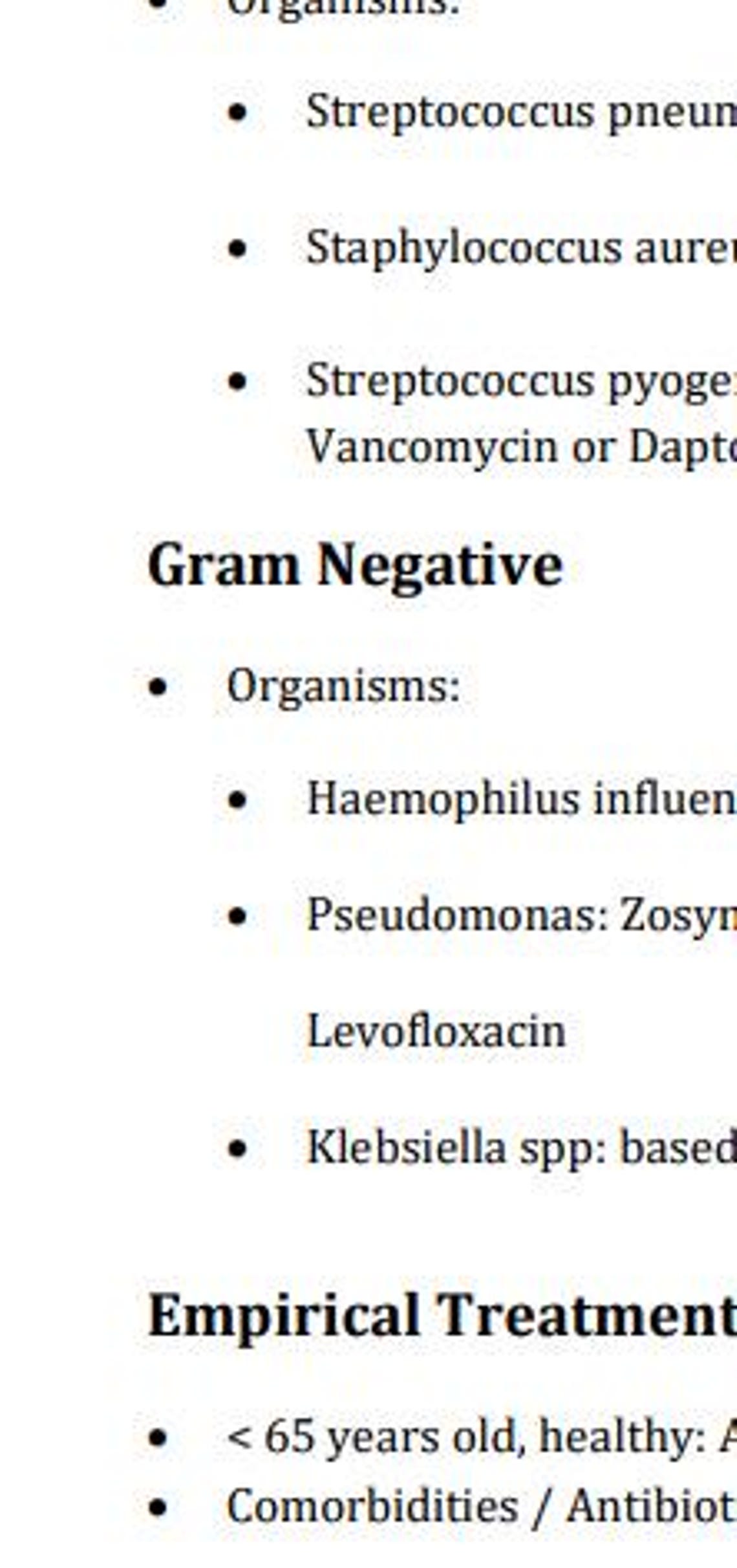 Antibiotic Quick-guide: Pneumonia - Etsy