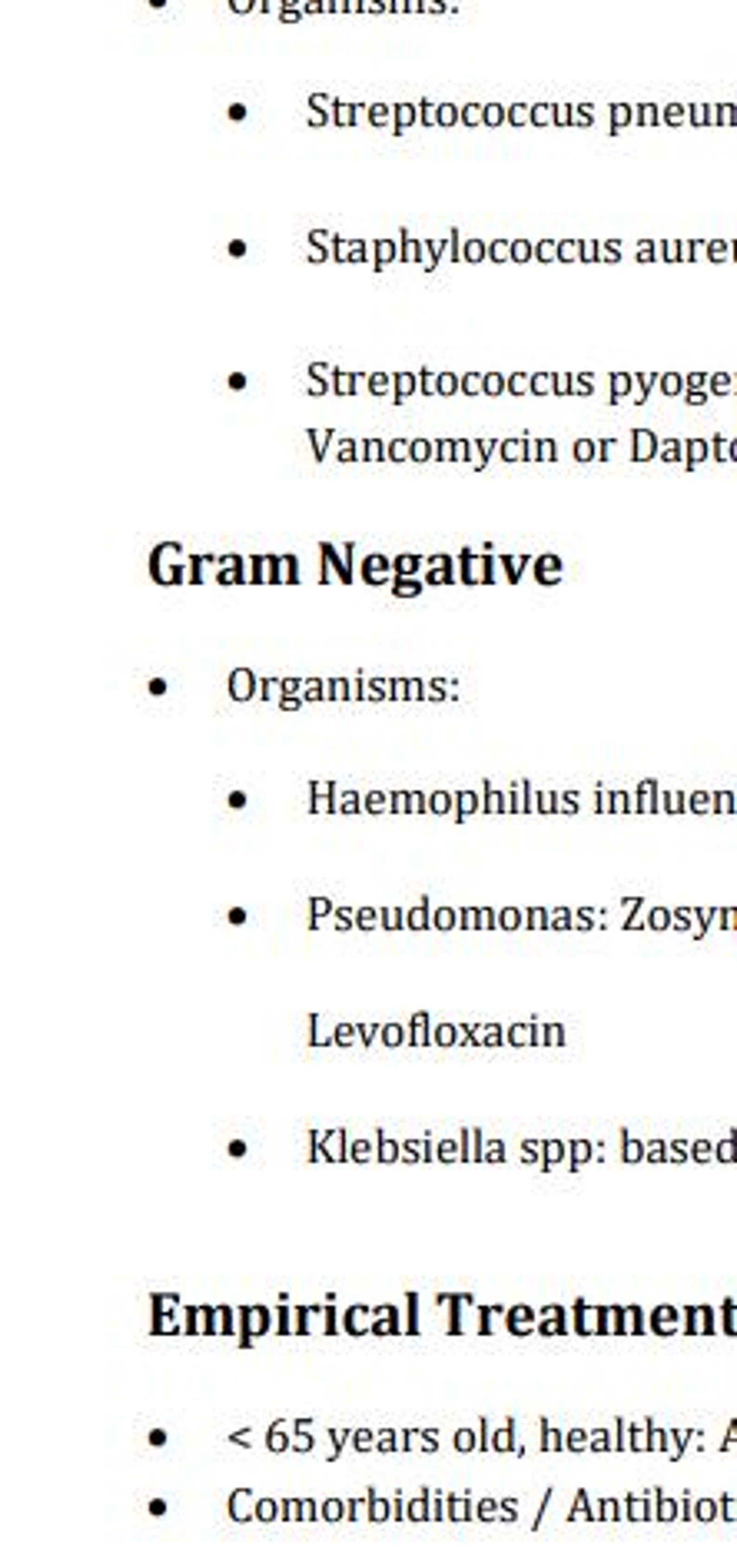Antibiotic Quick-guide: Pneumonia - Etsy