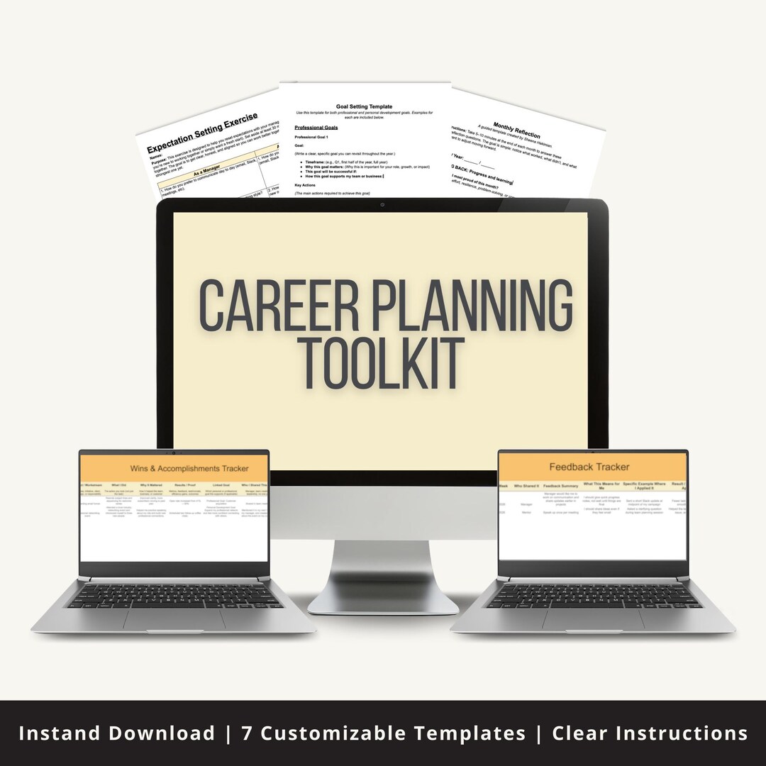 Career Planning Toolkit | Professional Growth Planner | Performance ...
