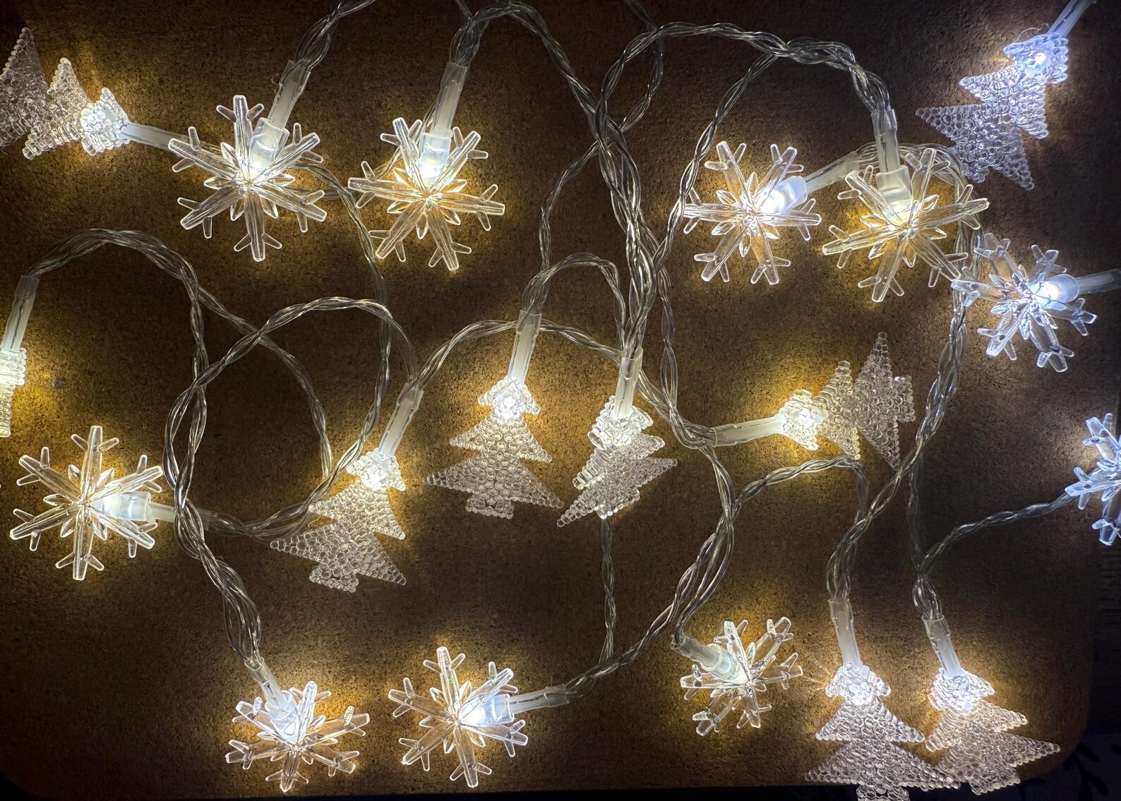Christmas String Lights - Tree - Snowflake - Warm White - 20 LEDS - Etsy