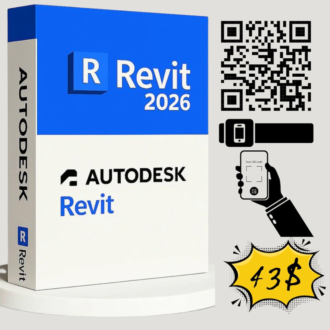 Autodesk Revit 2026 – Cross-platform Software | One-time Purchase Key ...