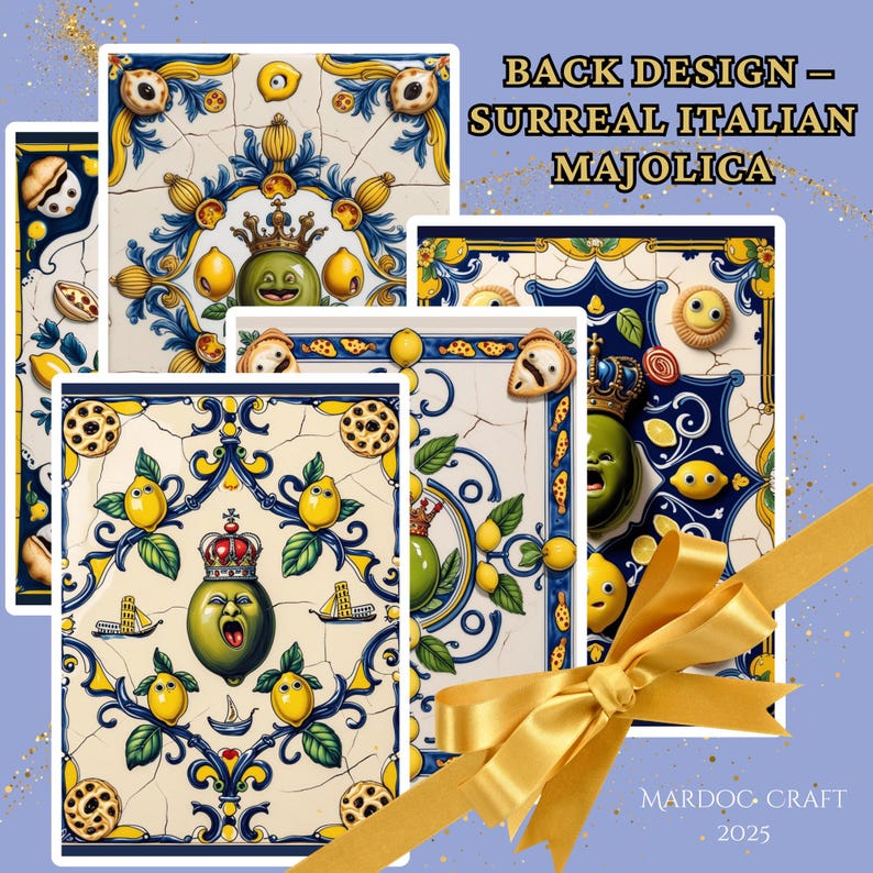 Italian Brainrot Lenormand Deck: Surreal Pasta Oracle (digital Download ...