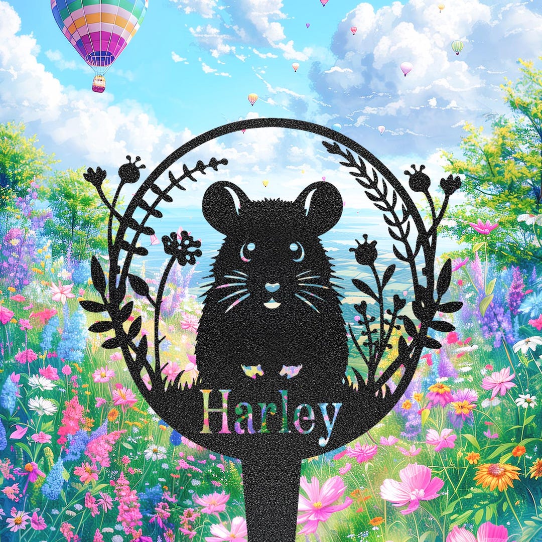 Personalized Hamster Memorial Plaque, Custom Pet Grave Marker, Outdoor ...