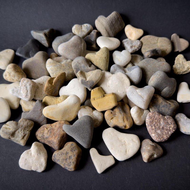 Heart Shaped Rocks - Etsy