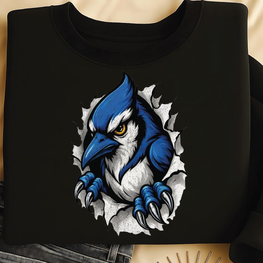 Fierce Blue Jays Mascot PNG | Instant Download - Etsy