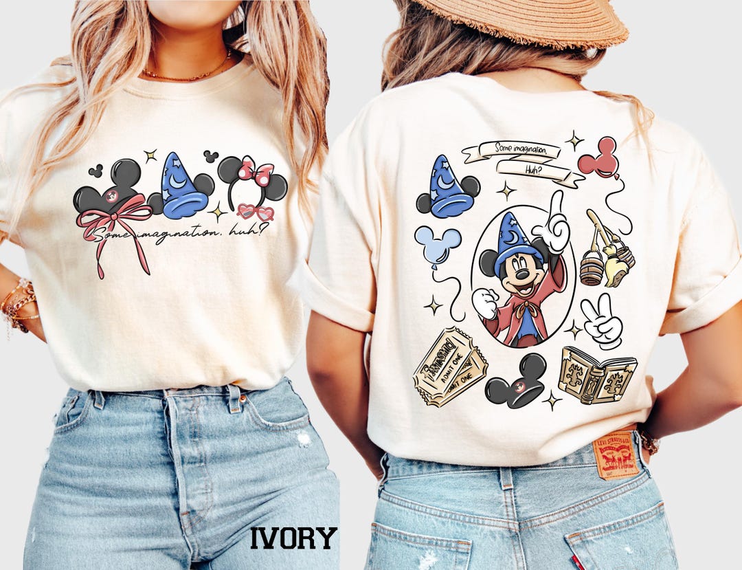 Disney Mickey Sorcerer Some Imagination Huh Fantasia Comfort Colors ...