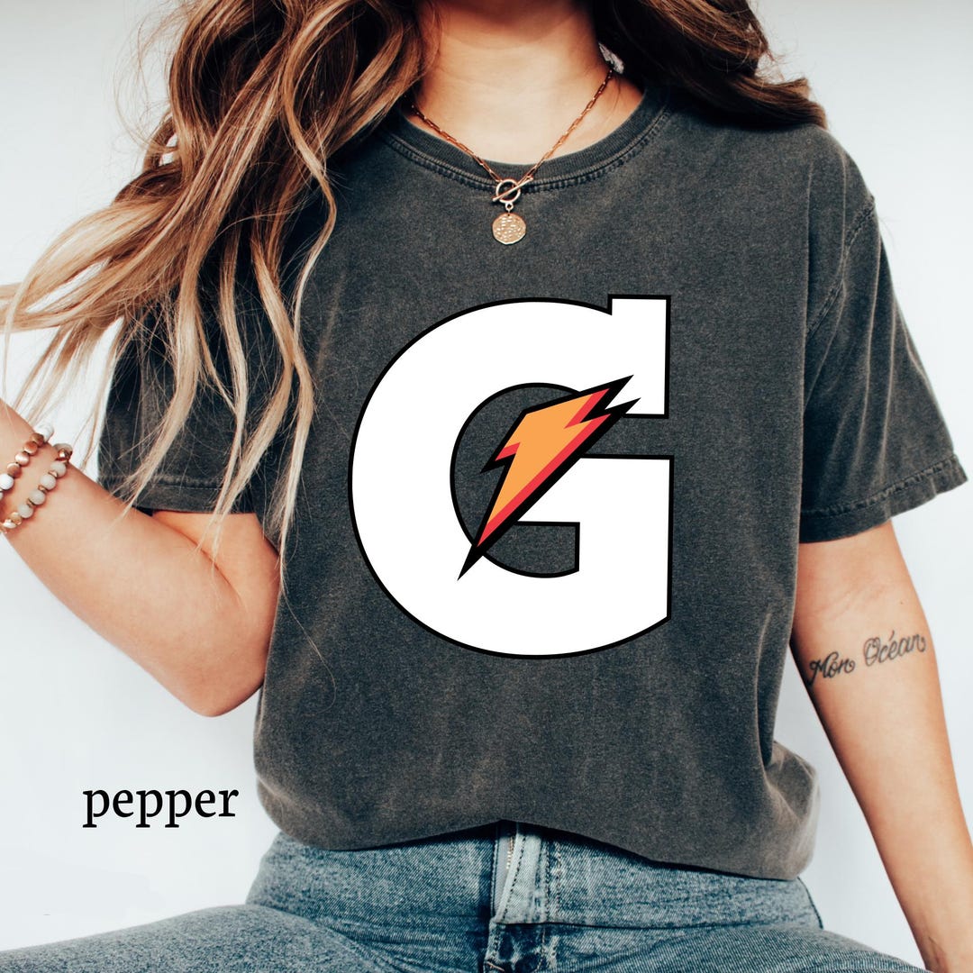 Comfort Colors Gatorade Drink Shirt: Group Matching Retro Lightning ...