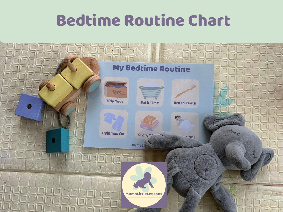 Printable Toddler Evening Routine Chart | Teacher-made PDF | Visual ...