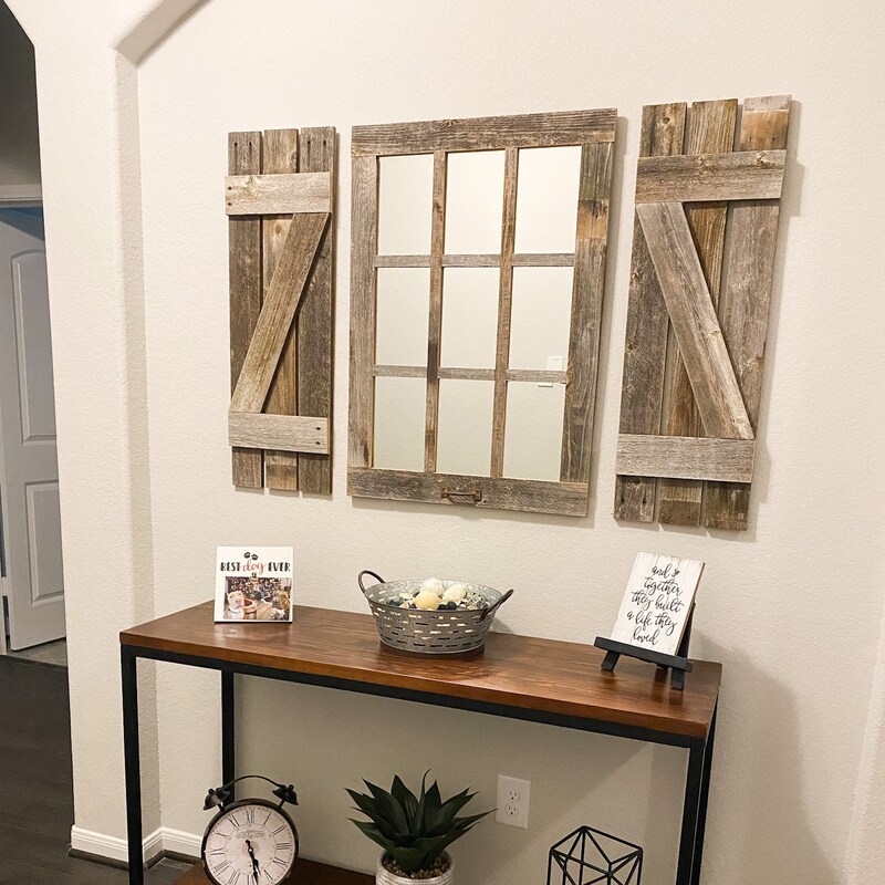 Rustic Wall Decor - Etsy