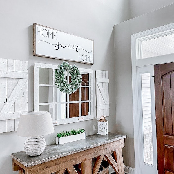 Farmhouse Mirror - Etsy