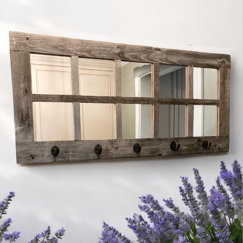 Rustic Mirror - Etsy