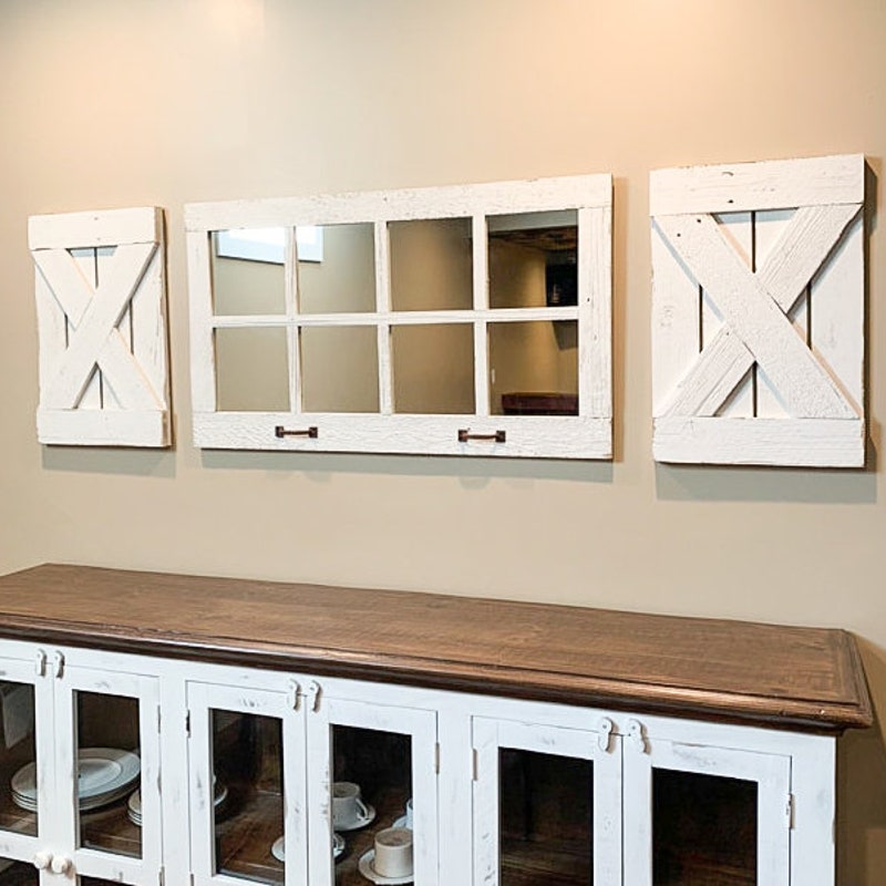 Farmhouse Mirror - Etsy