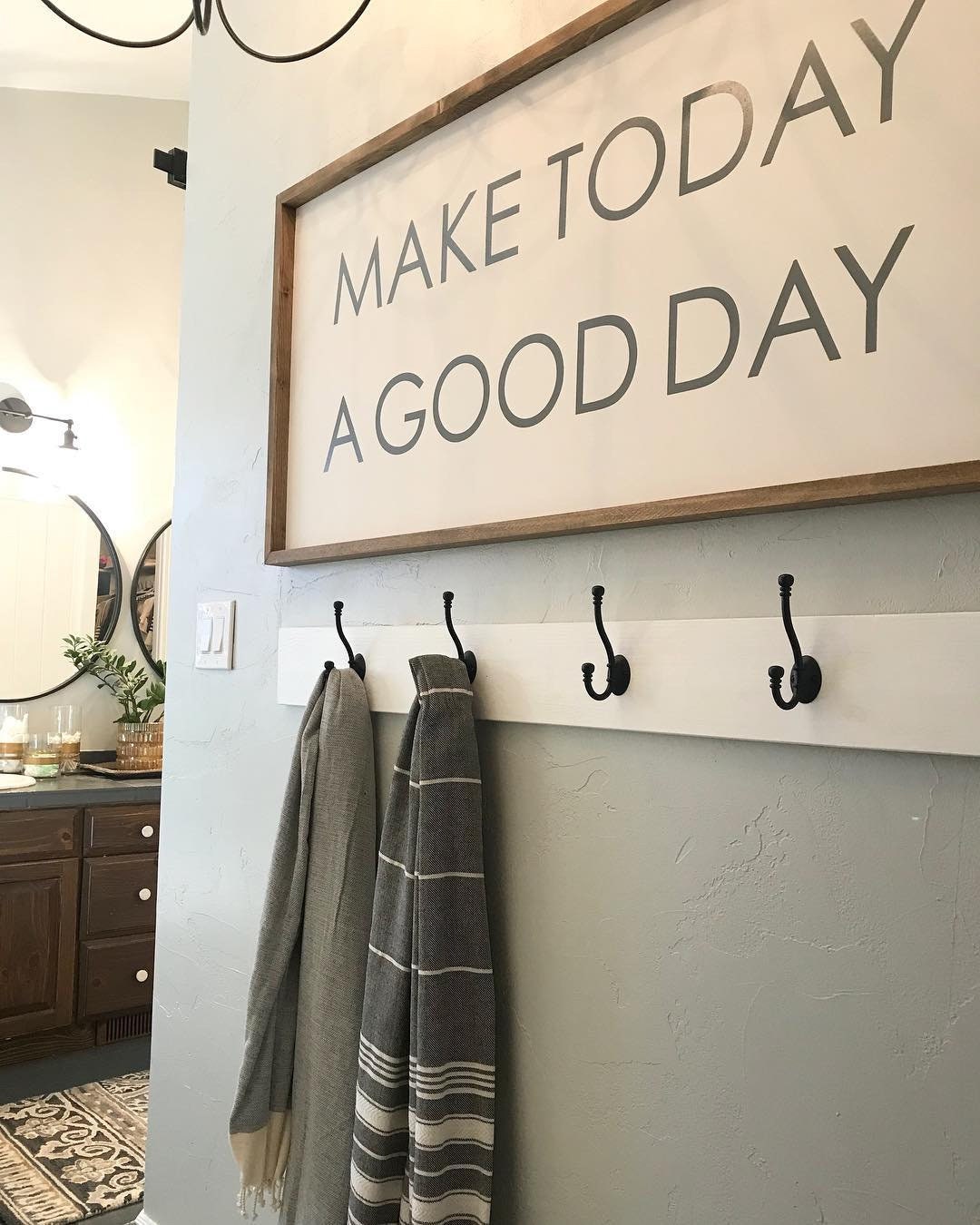 Farmhouse Wall Decor, Inspirational Sign, Wood Sign, Inspirational Wall ...