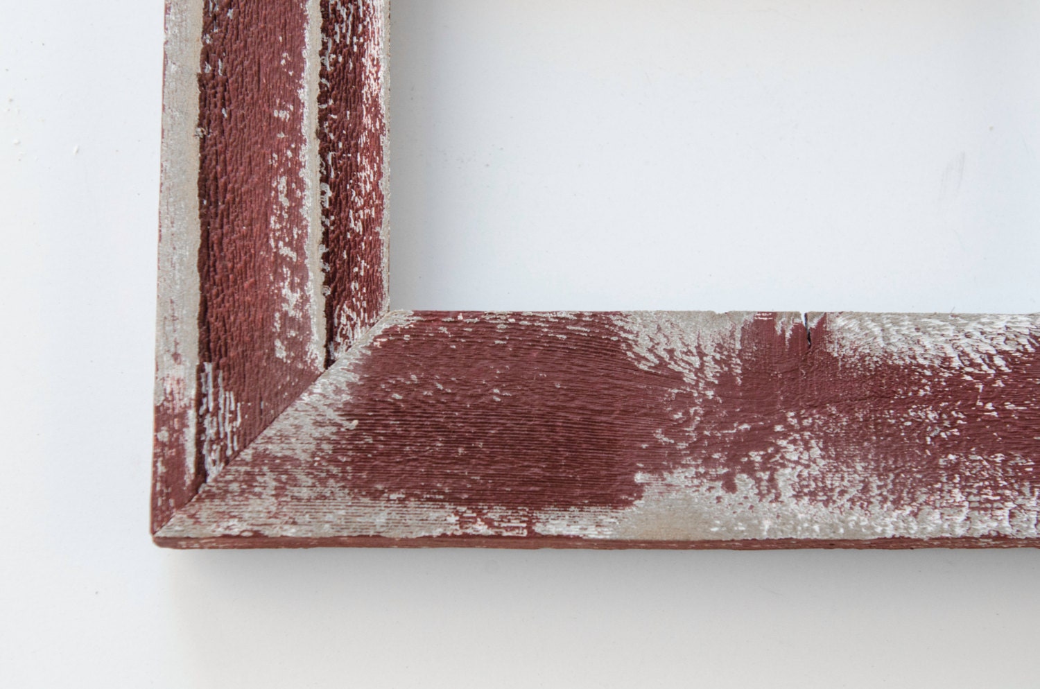 5x7 Red Rustic Picture Frame. Collage Frame. Window Frame. - Etsy