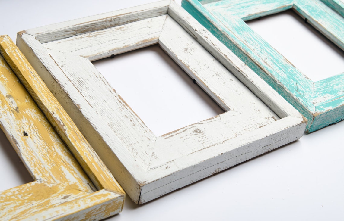Farmhouse Distressed Frame Rustic Picture Frame Distressed - Etsy