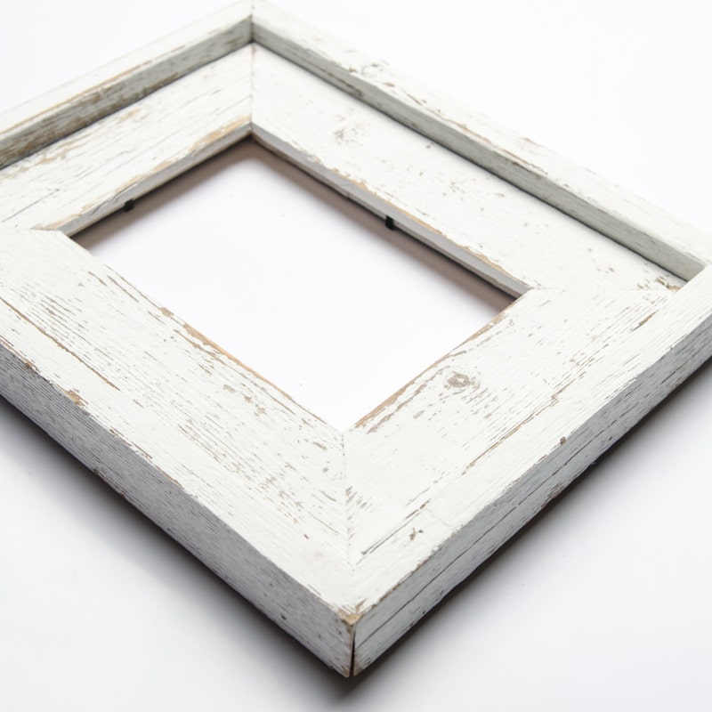 Rustic White Frame - Etsy