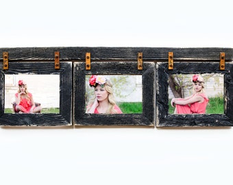 3 Farmhouse Distressed Frame Picture Frames Rustic - Etsy
