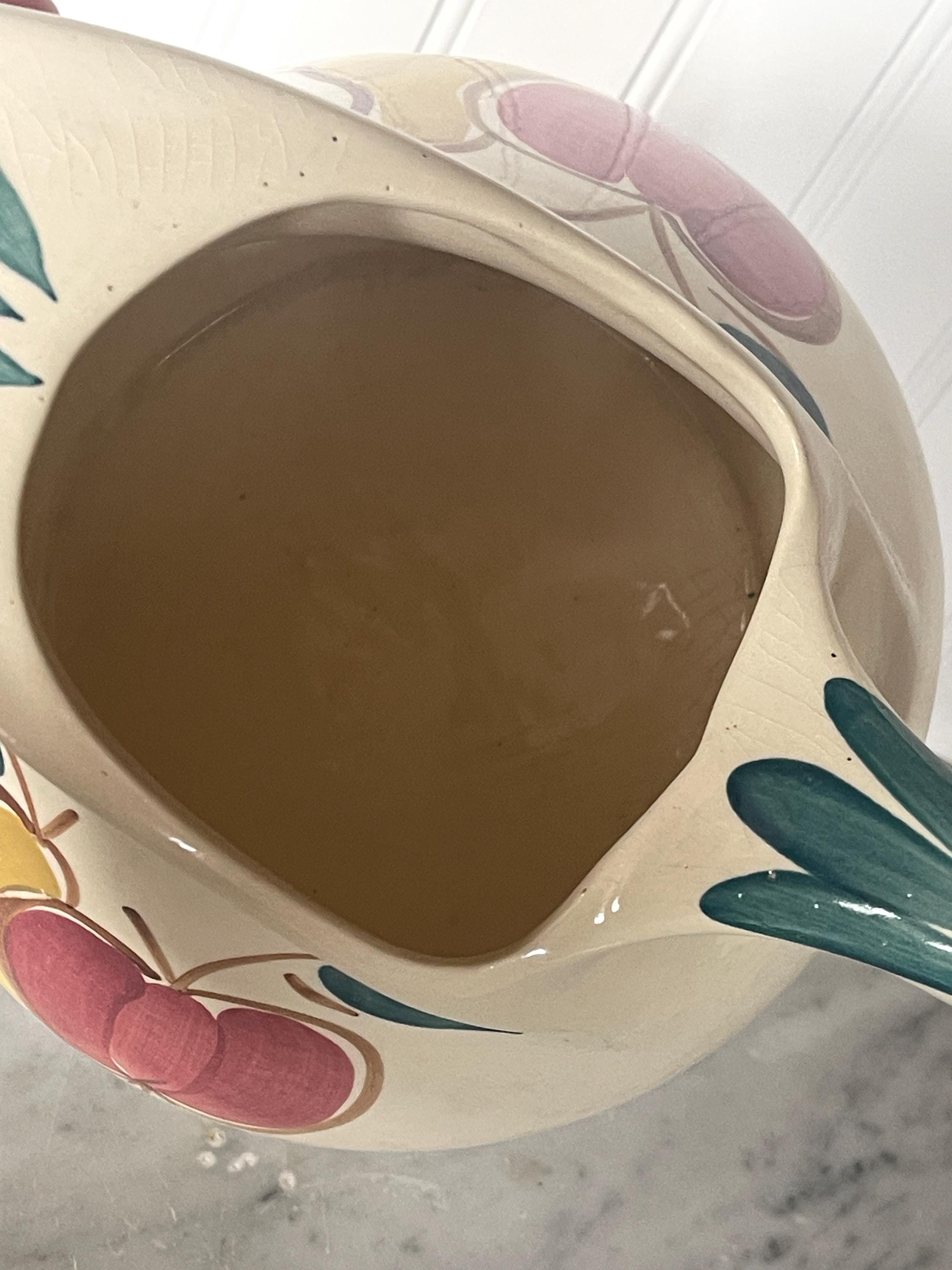 Purinton Pottery Hand Painted Fruit Design Ceramic Pitcher - Etsy