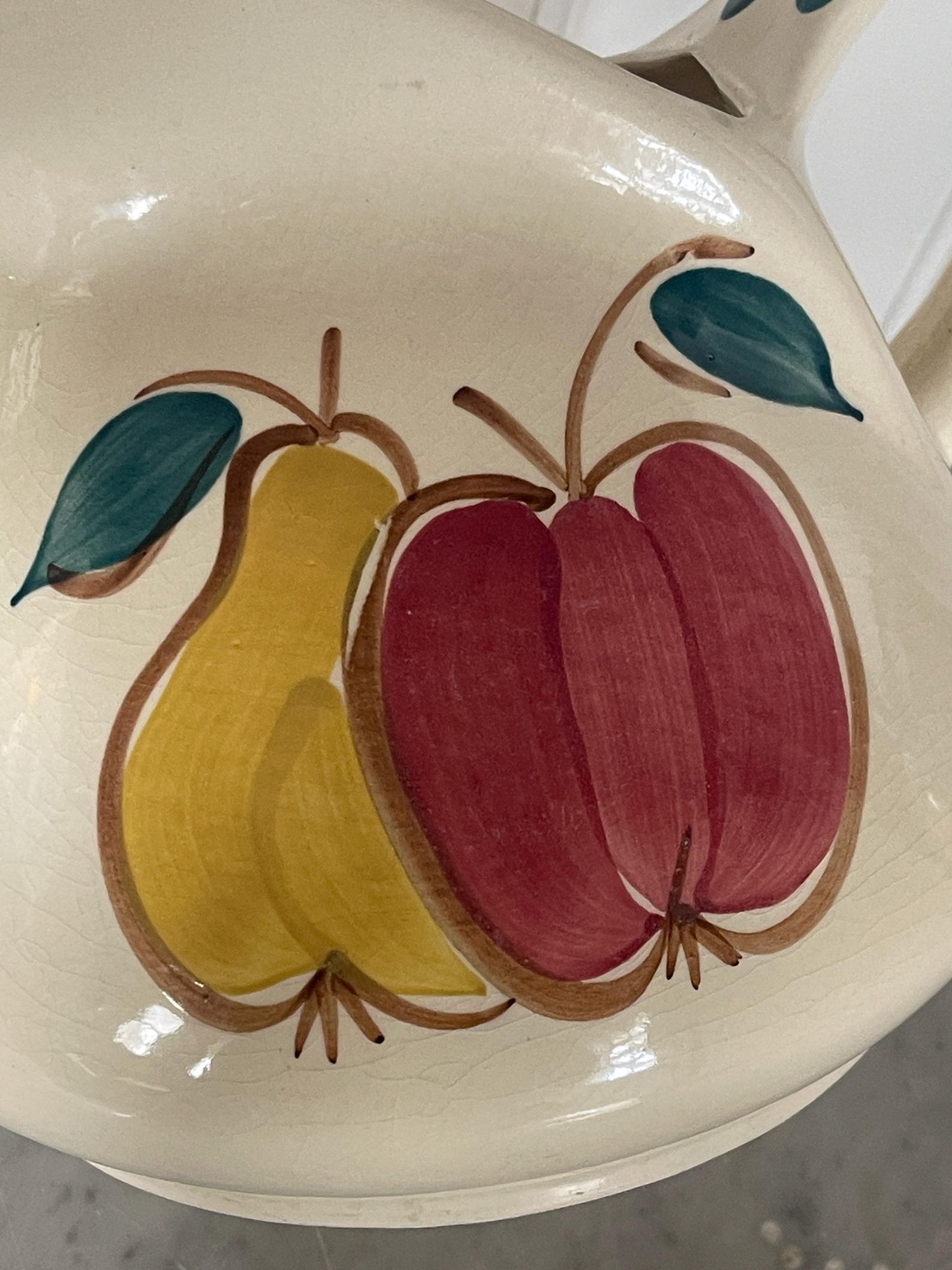 Purinton Pottery Hand Painted Fruit Design Ceramic Pitcher - Etsy