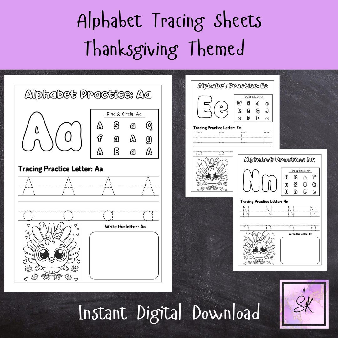ABC Tracing Sheet Bundle | Abcs | Letters Printable | Handwriting ...
