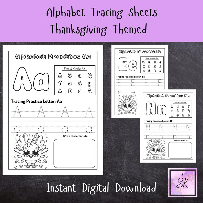 Trace the Alphabet | ABC Tracing Sheet Bundle | Abcs | Letters ...
