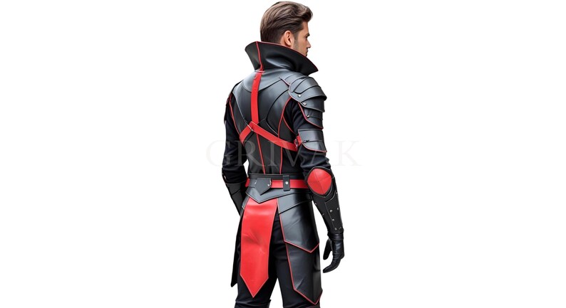 Black Armor Suit – Cyber Knight Cosplay Costume - Etsy