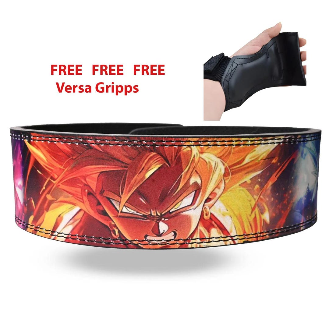 Personalized Anime Gym Belt – Leather Lever Powerlifting Belt – Cosplay ...
