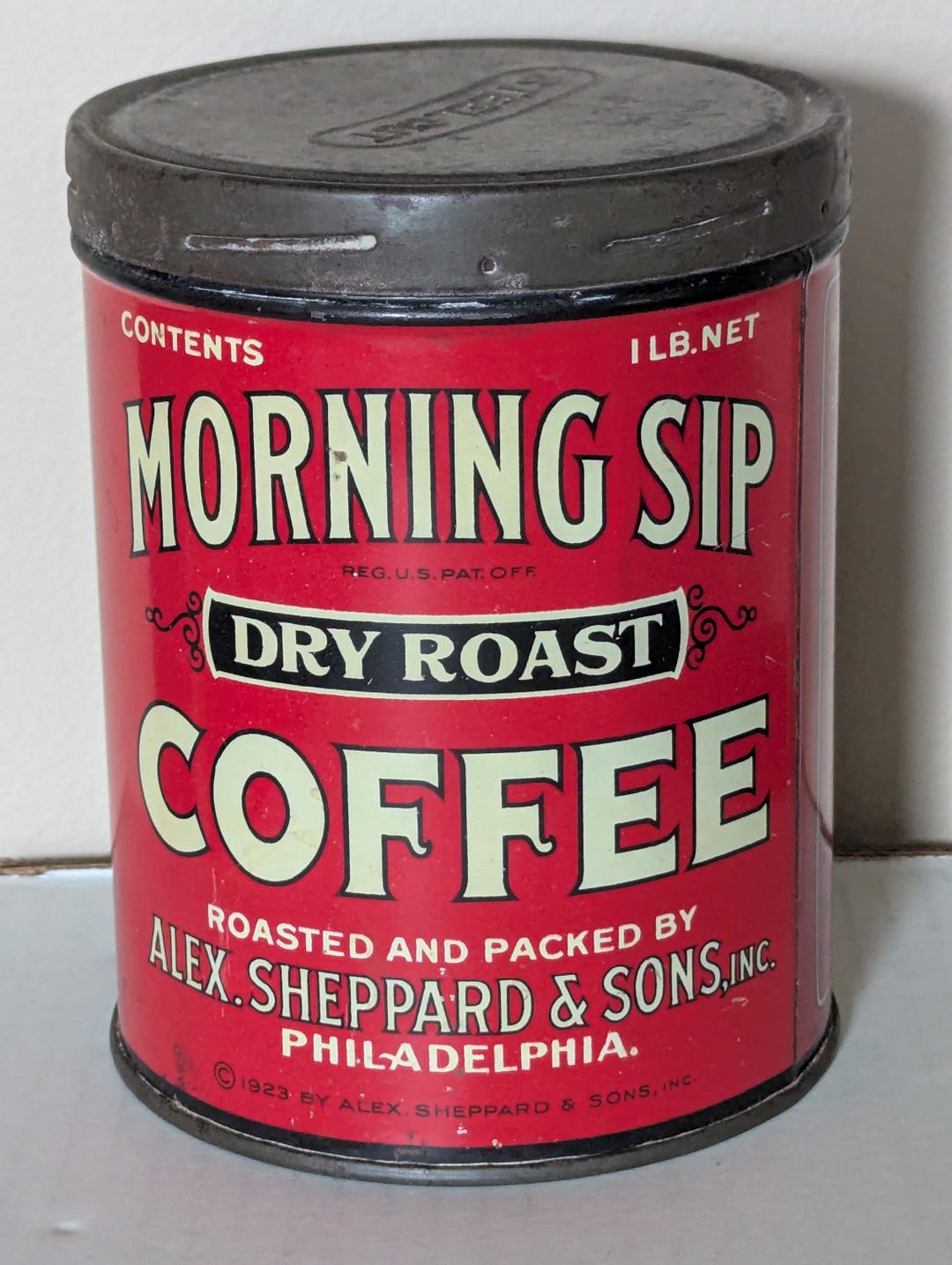 Vintage Morning Sip Coffee Can: Alex Sheppard & Sons, Philadelphia - Etsy