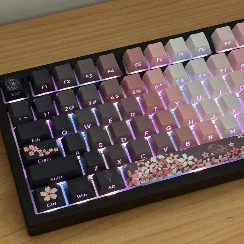 Pink Aesthetic Keyboard - Etsy UK