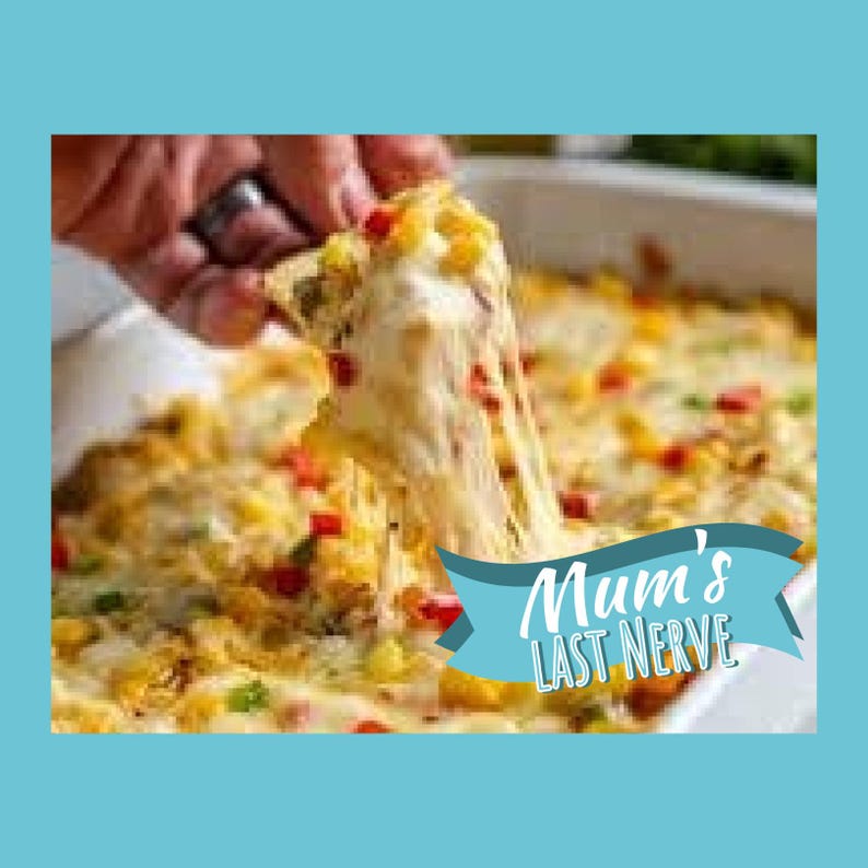 Mexican Street Corn Dip Recipe Card: Tex-mex Party Dip - Etsy