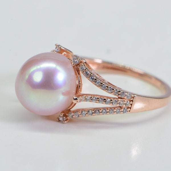 Pink Pearl Ring - Etsy