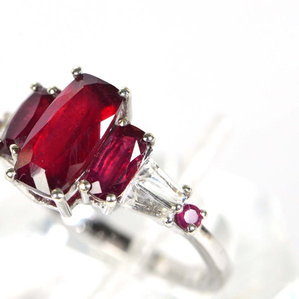 Corundum Engagement Ring - Etsy