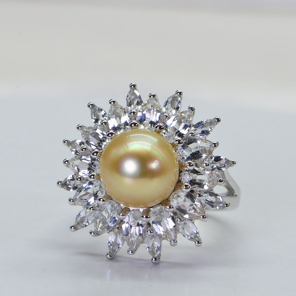 Single Pearl Ring - Etsy