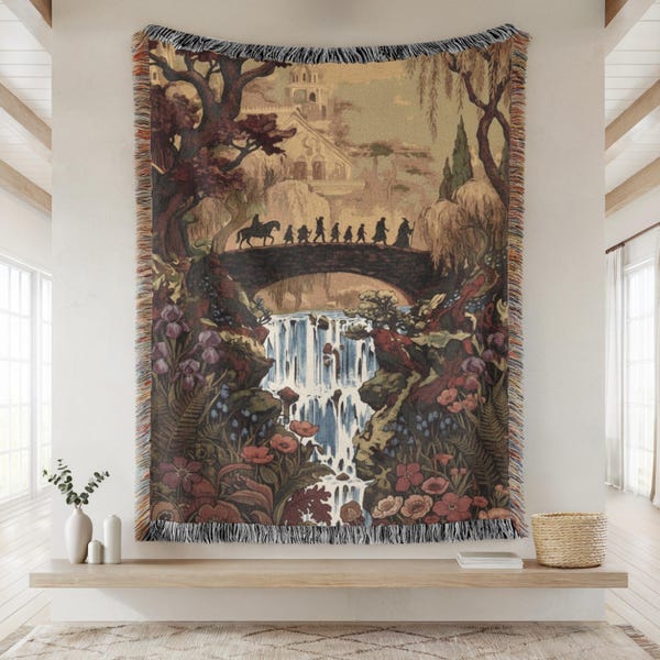 Tapestry Woven Fantasy - Etsy