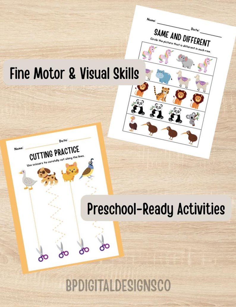 Preschool Learning Workbook | Printable Preschool Activities | Numbers ...