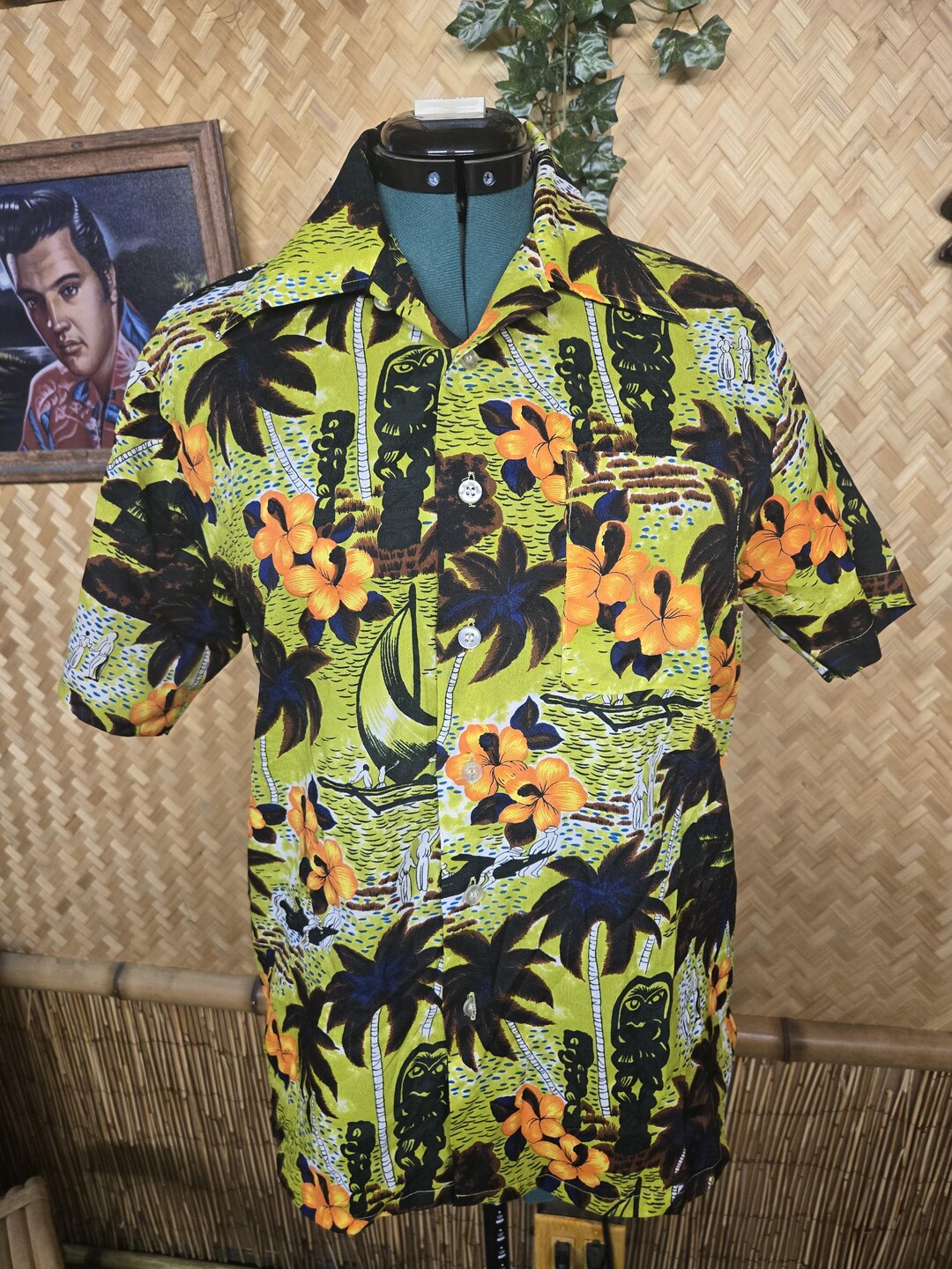 Vintage Waikiki 76 Hawaiian Aloha Shirt M1077 - Etsy